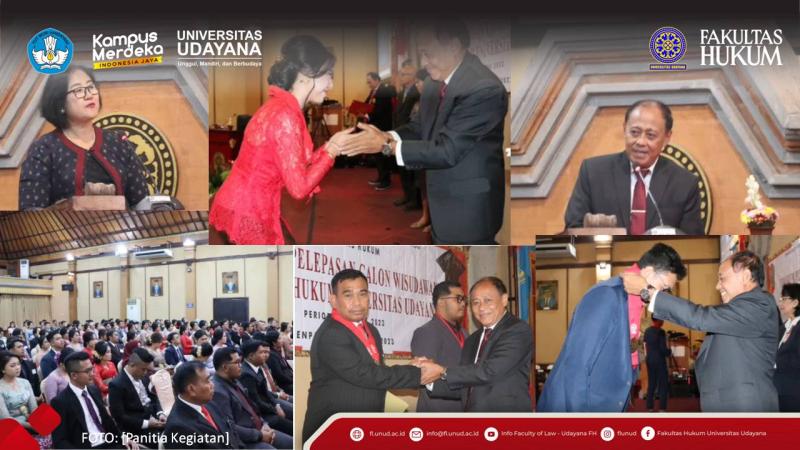 FH UNUD Selenggarakan Yudisium Periode Agustus 2023 | Bali Tribune