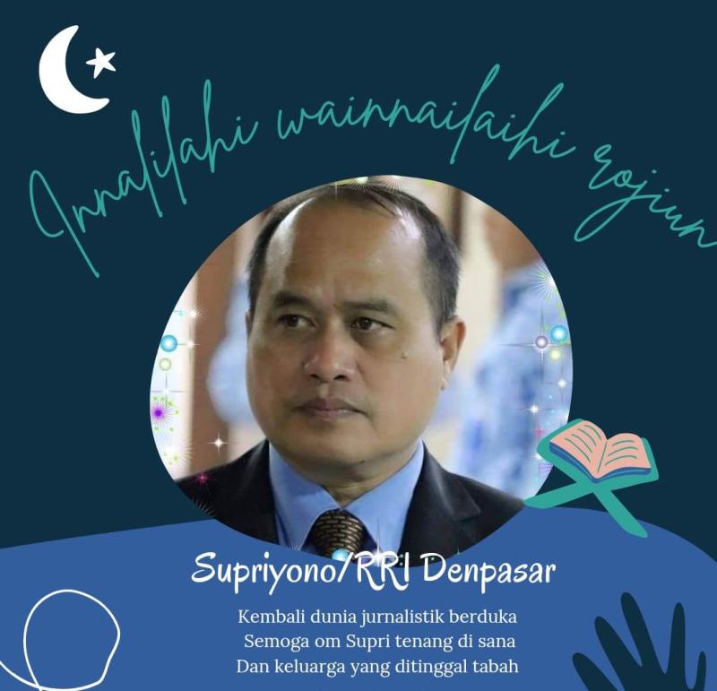 Sempat Dirawat di Rumah Sakit, Wartawan RRI Supriyono Berpulang | Bali ...